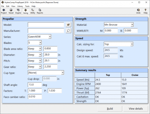 Article - Progressive Pitch Propellers: Performance - HydroComp, Inc.