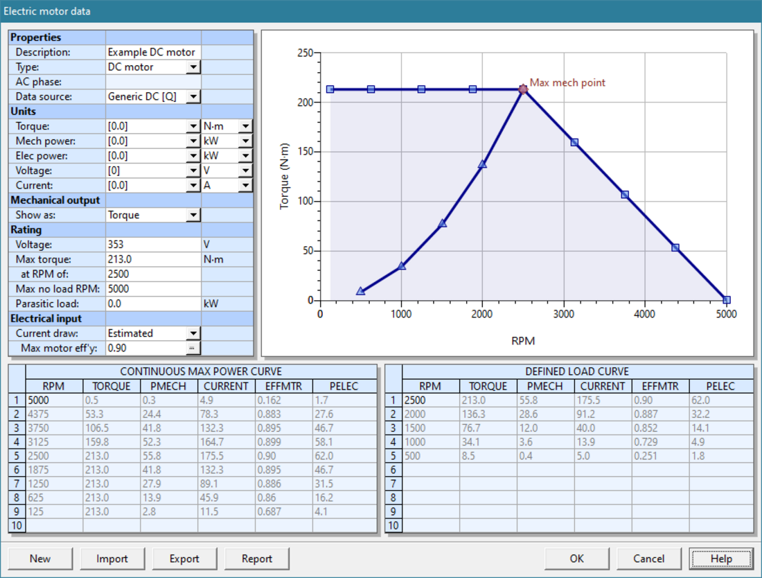 DC Motor Component for NavCad 2021 - HydroComp, Inc.